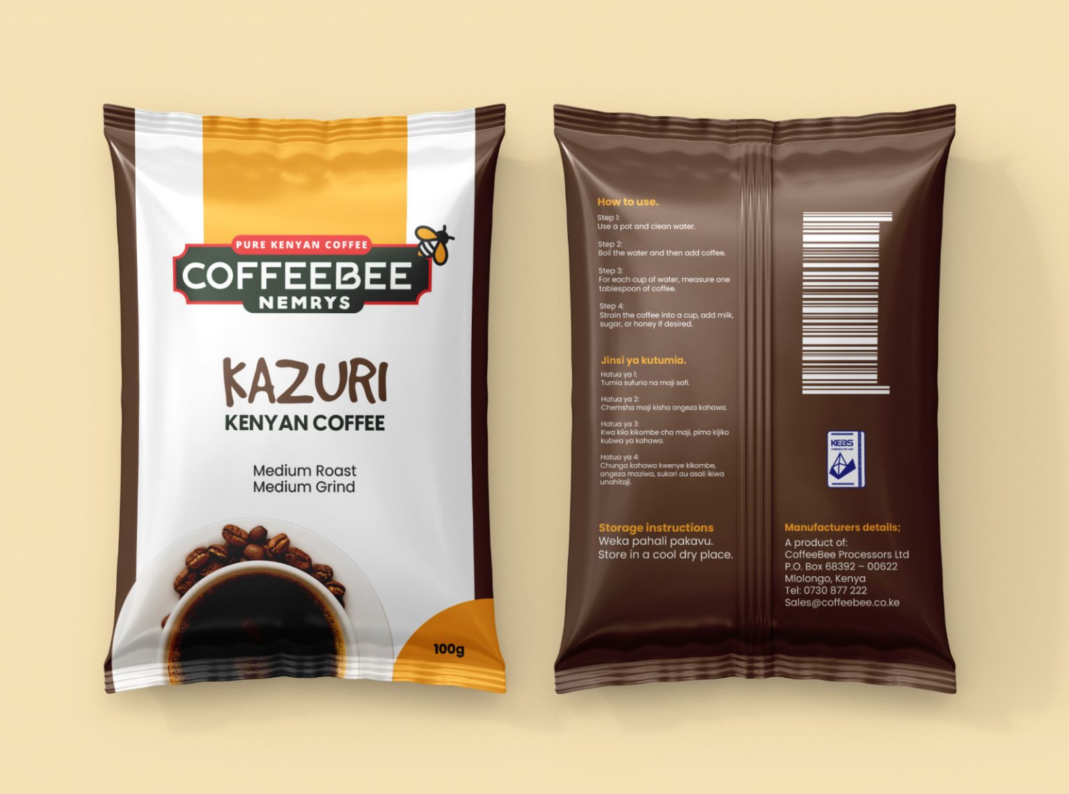 CoffeeBee Kenya | Arabica Coffee | Instant Coffee | Roasted Coffee Beans
